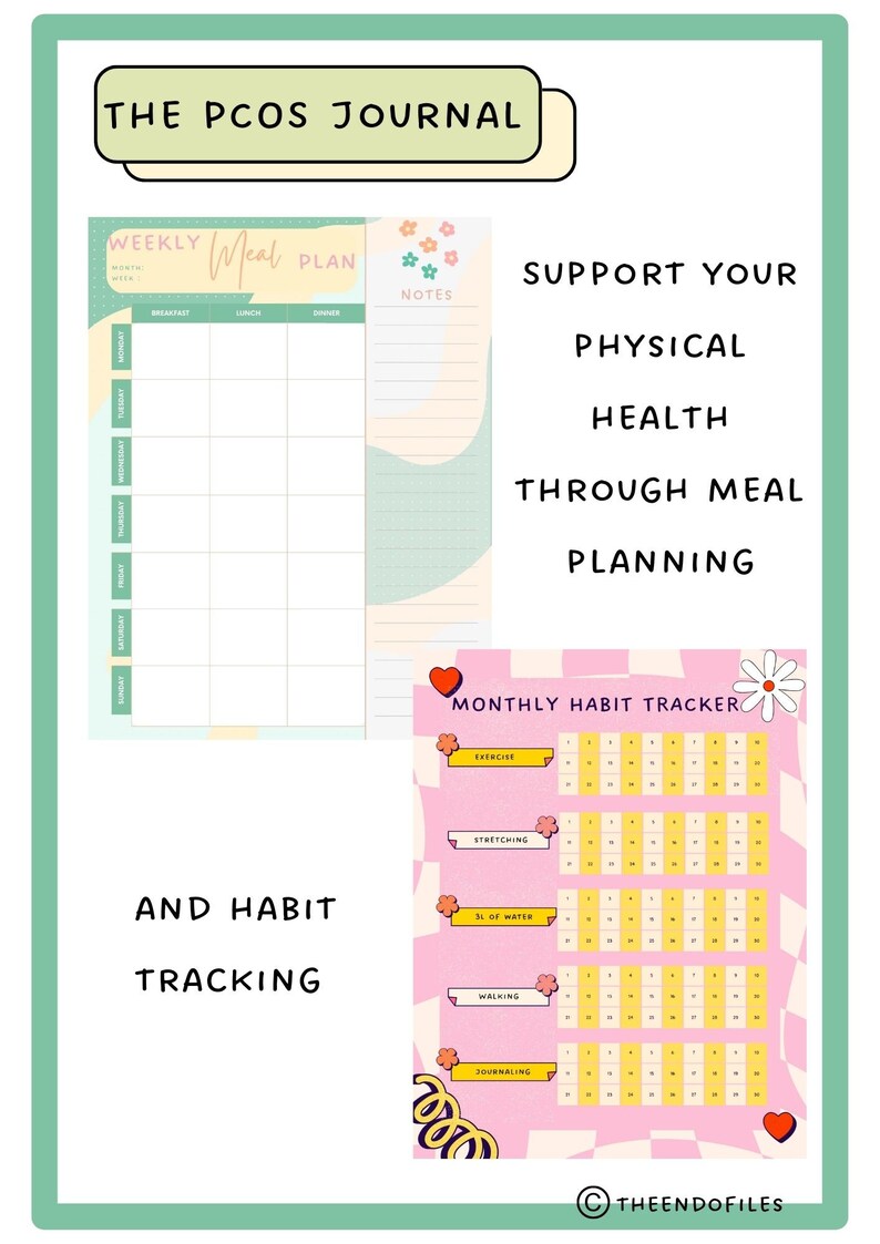 THE PCOS JOURNAL | Printable Journal for Pcos | - Etsy