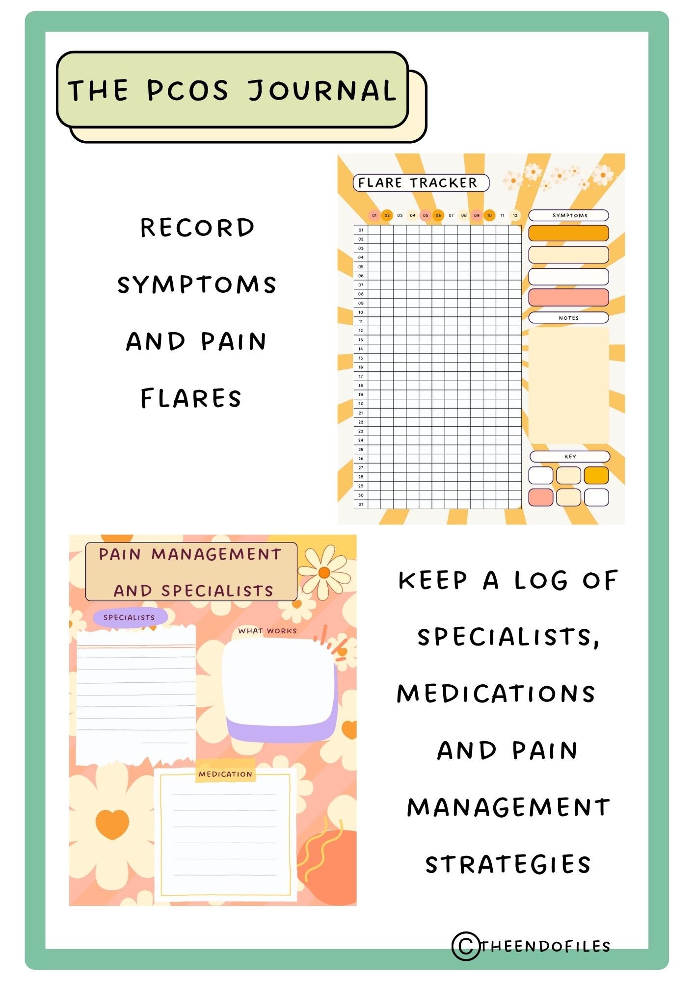 THE PCOS JOURNAL | Printable Journal for Pcos | - Etsy