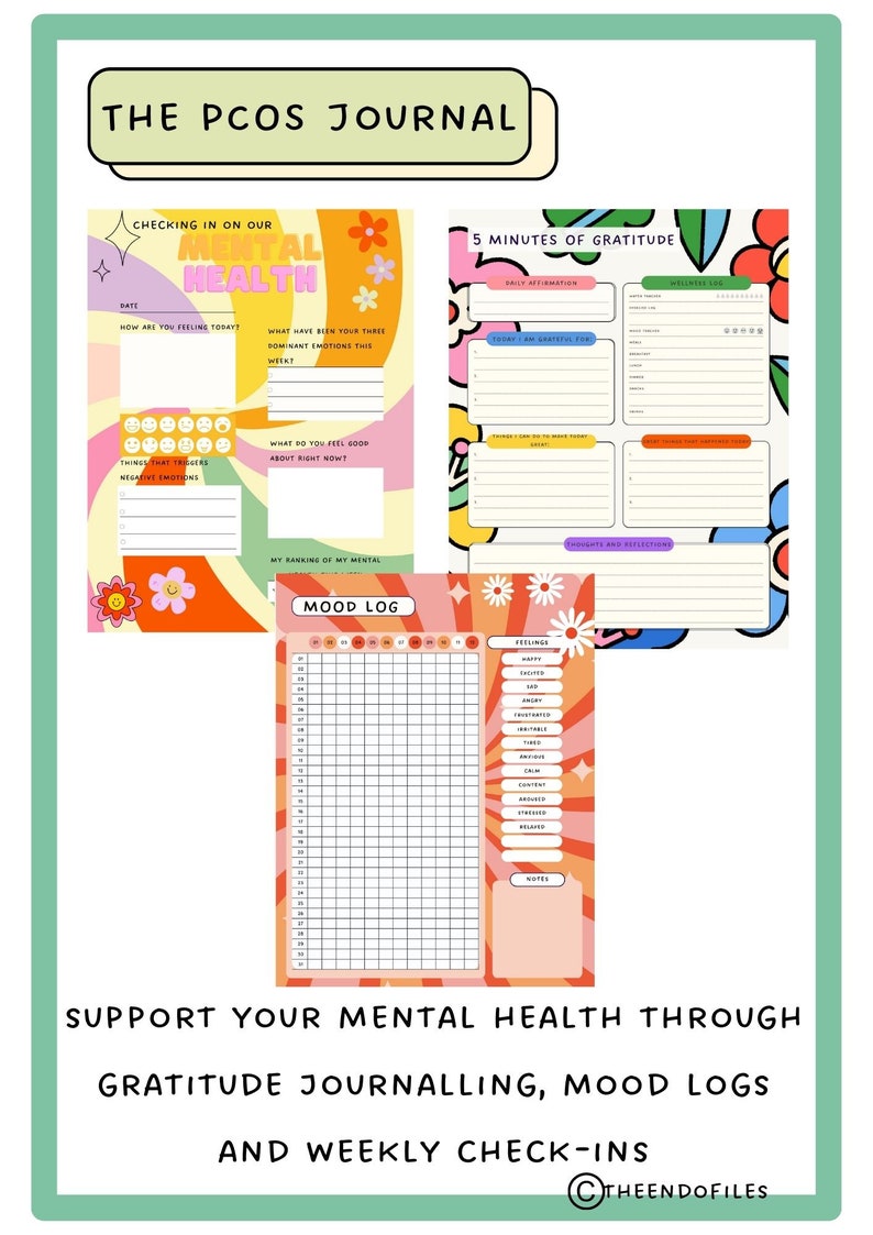 THE PCOS JOURNAL | Printable Journal for Pcos | - Etsy