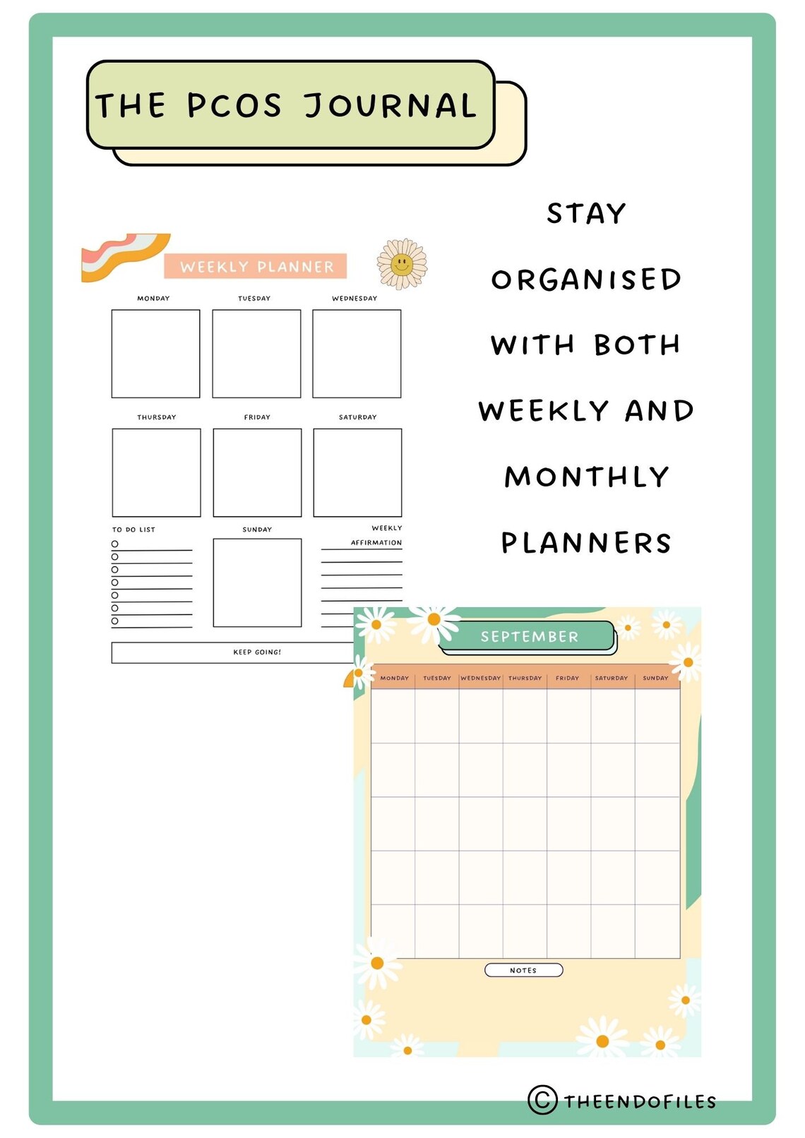 THE PCOS JOURNAL | Printable Journal for Pcos | - Etsy