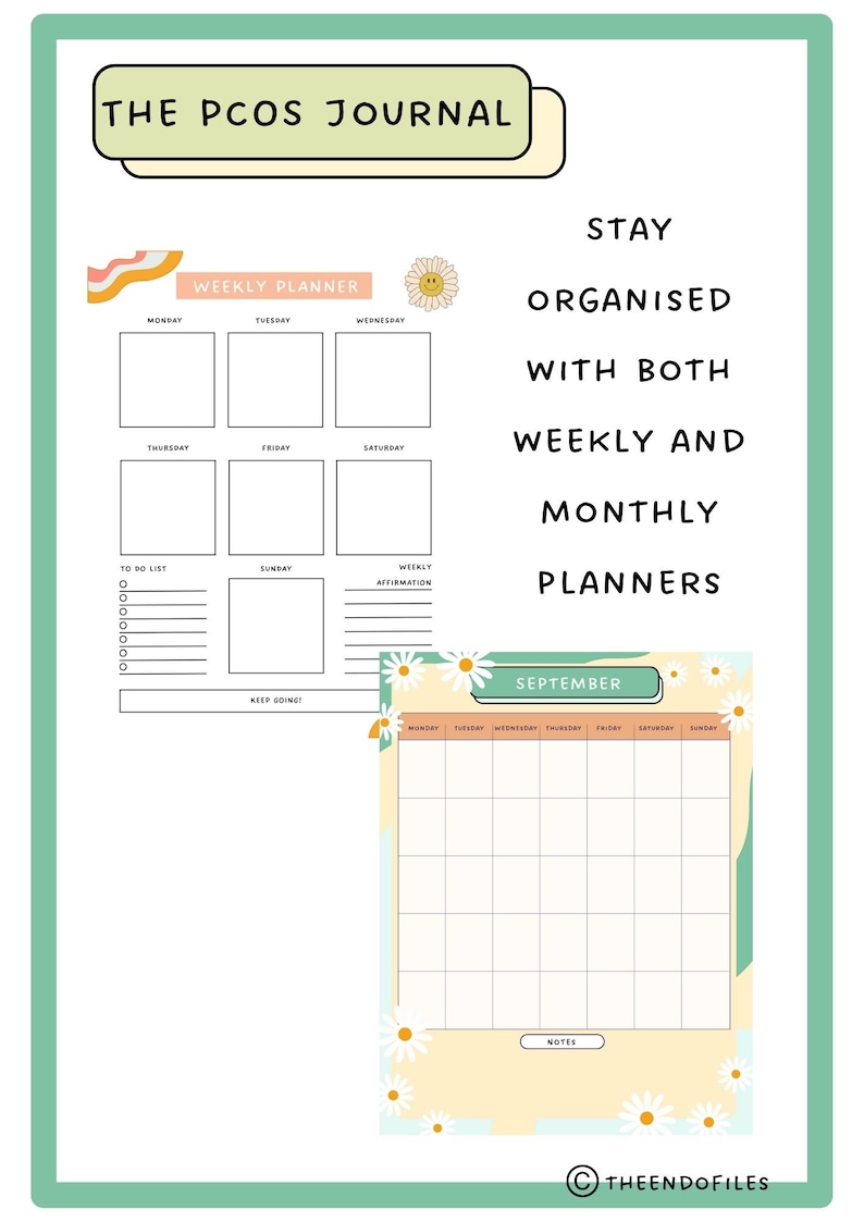 THE PCOS JOURNAL | Printable Journal for Pcos | - Etsy