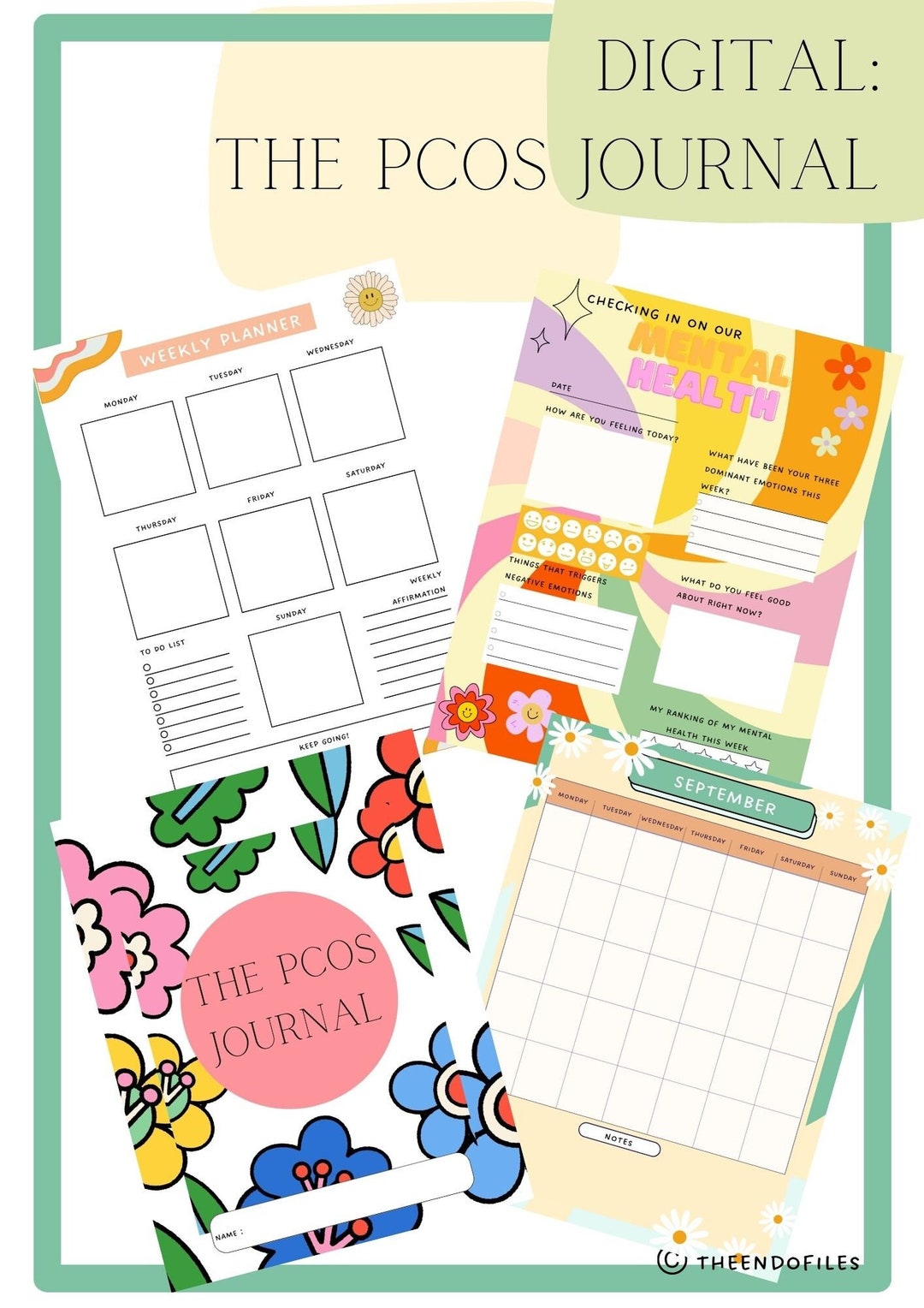 THE PCOS JOURNAL | Printable Journal for Pcos | - Etsy