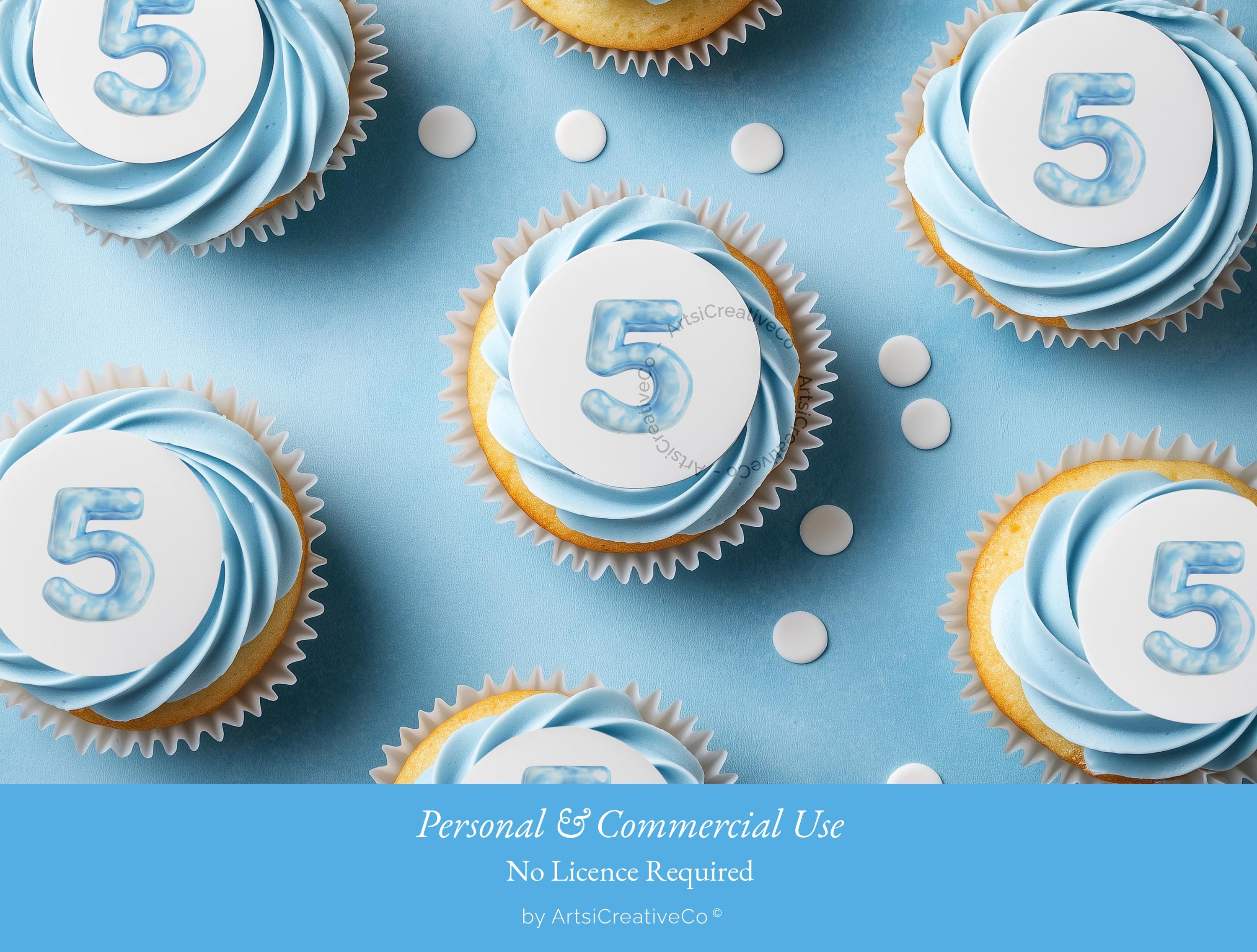 Dreamy Sky Numbers Clipart, Transparent Blue Cloud Numbers, Birthday ...