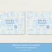 Baby Boy Alphabet Clipart PNG Set - Pastel Blue Polka Dot Letters A-Z ...