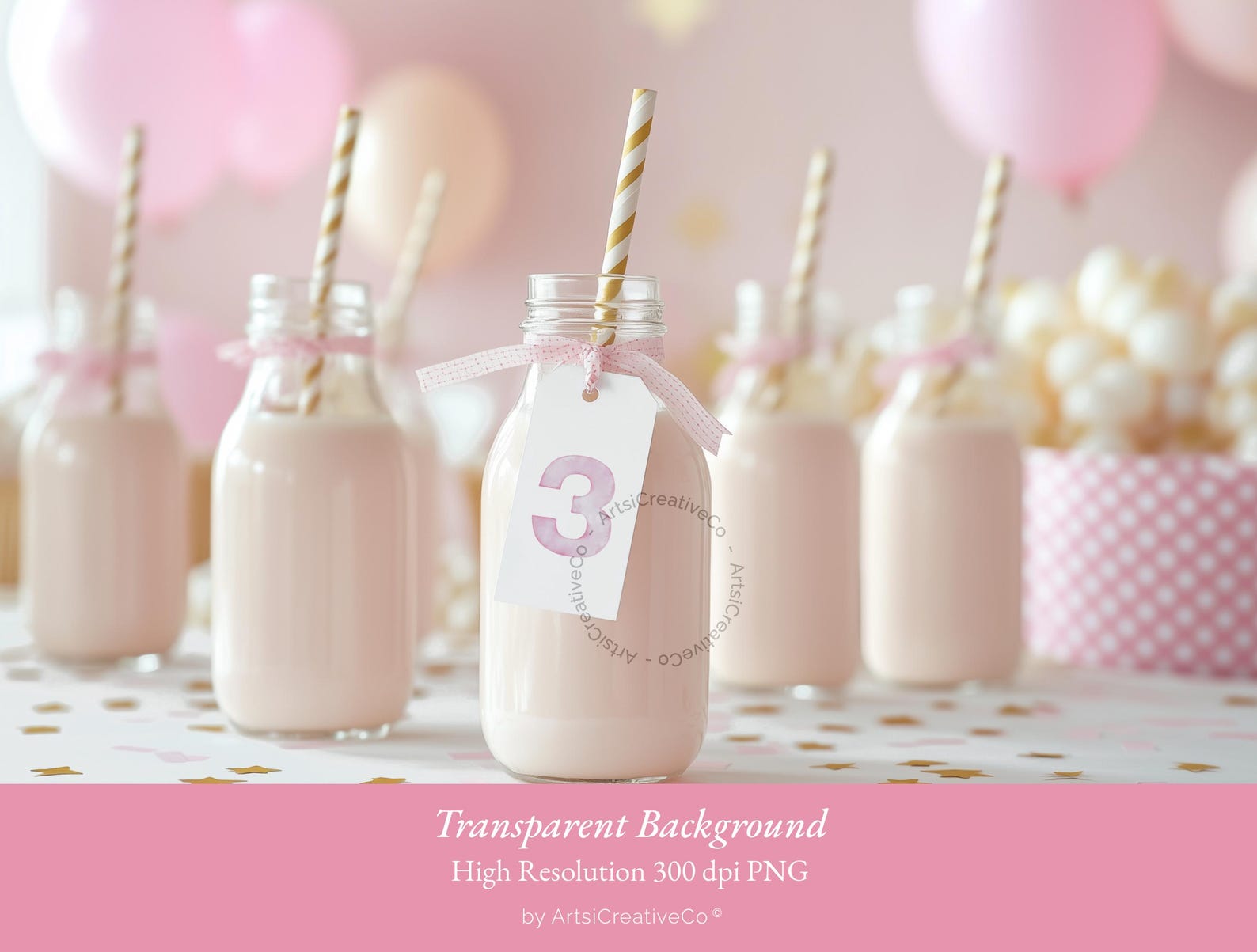 Pastel Pink Numbers Clipart, Watercolor Numbers, Pink Numbers, Birthday ...