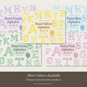 Pastel Orange Alphabet Clipart, Watercolor Letters, Digital Alphabet ...
