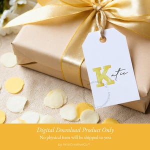 Pastel Yellow Alphabet Clipart, Watercolor Letters, Digital Alphabet ...