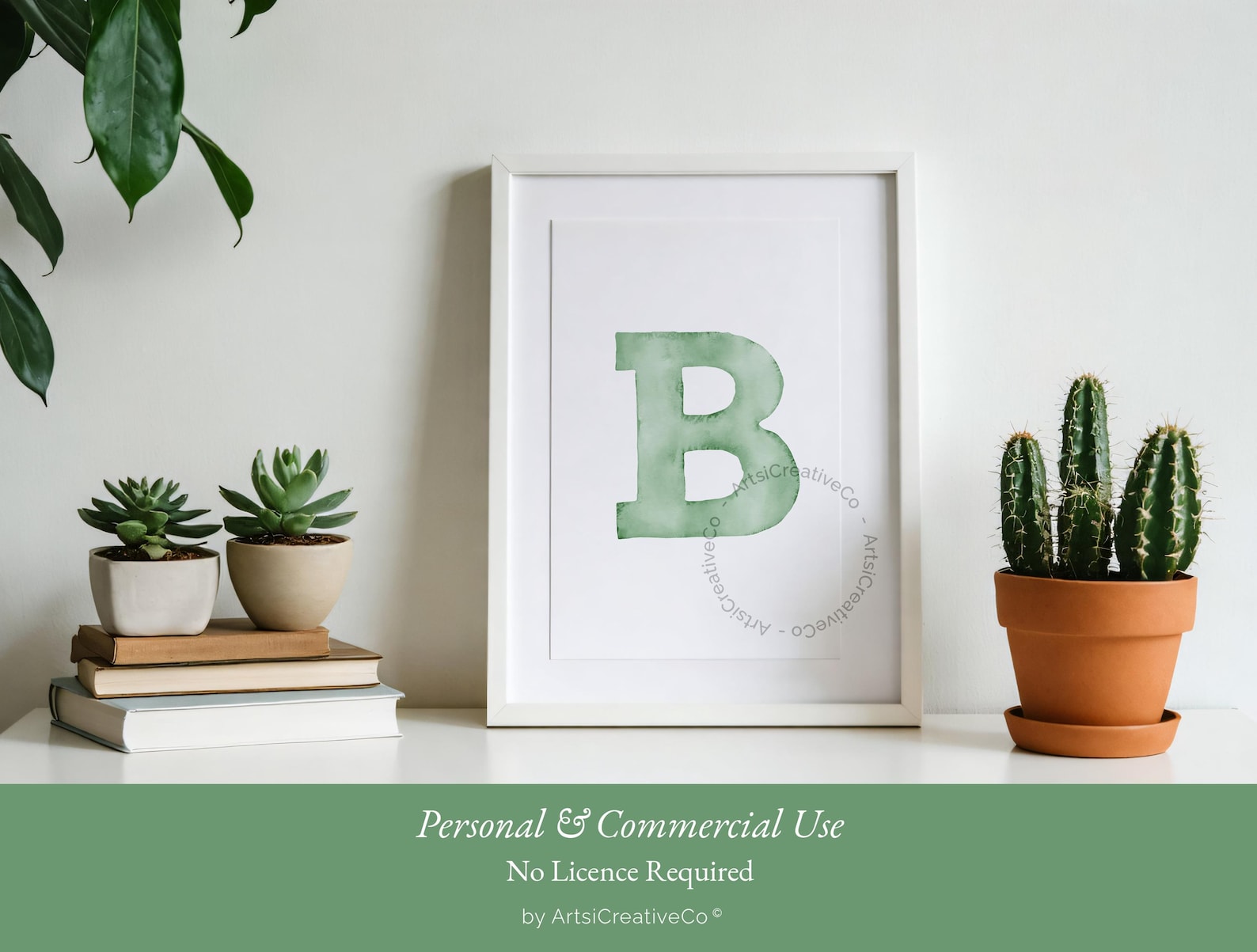 Pastel Green Alphabet Clipart, Watercolor Letters, Digital Alphabet ...