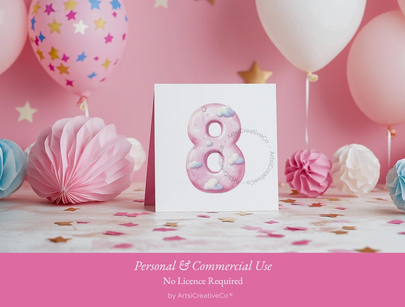 Pink Dream Numbers Clipart PNG, Baby Girl Pink Numbers, Birthday ...