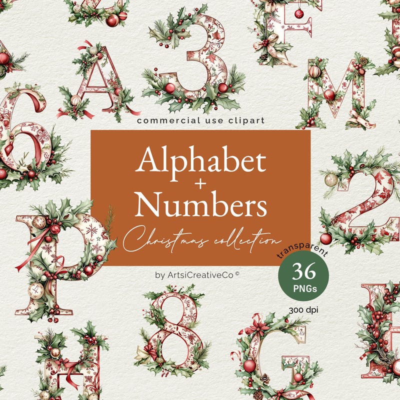 Alphabet Clipart - Etsy