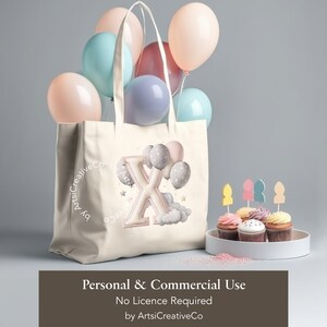 Children Birthday Nursery Alphabets Letters Clipart PNG Bundle, 26 ...