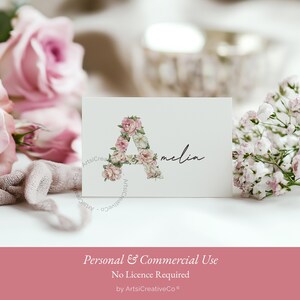 Peony Alphabet Clipart PNG - Floral Letters for Scrapbooking ...