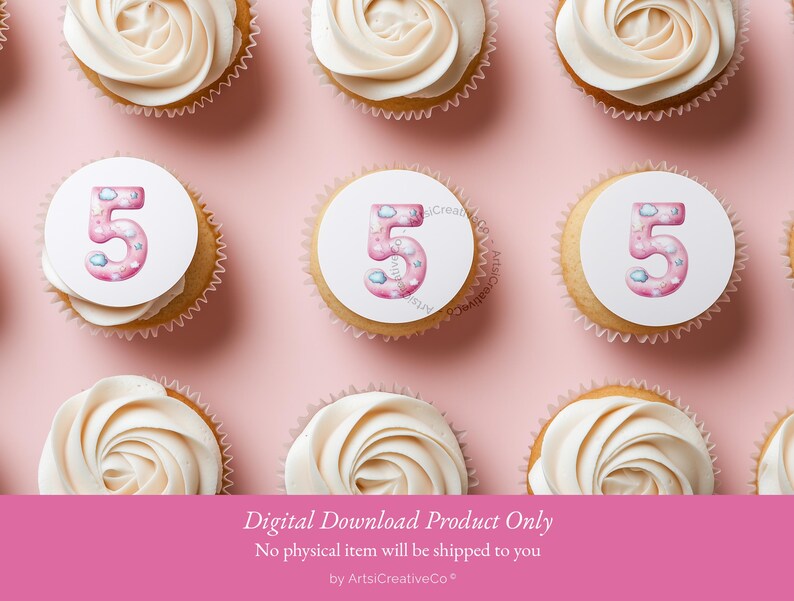 Pink Dream Numbers Clipart PNG, Baby Girl Pink Numbers, Birthday ...