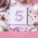 Pastel Pink Numbers Clipart, Watercolor Numbers, Pink Numbers, Birthday ...