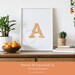Pastel Orange Alphabet Clipart, Watercolor Letters, Digital Alphabet ...