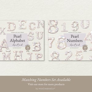 Pearl Alphabet Clipart, High-res Pearlescent Font, Elegant Wedding Font ...