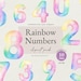 Rainbow Watercolor Numbers Clipart Bundle - Pastel Numbers PNG ...