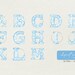Baby Boy Alphabet Clipart PNG Set - Pastel Blue Polka Dot Letters A-Z ...