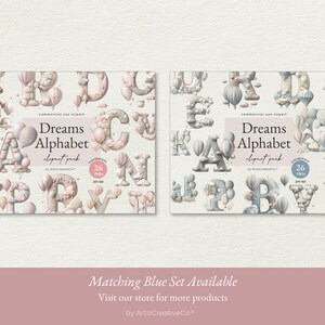 Children Birthday Nursery Alphabet Letters Clipart PNG Bundle ...