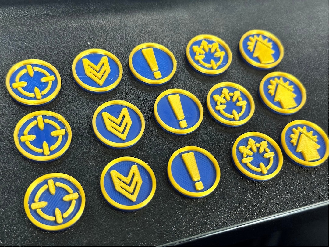 Legions Imperialis Order Tokens,multicolour, Set of 30 3d Printed ...