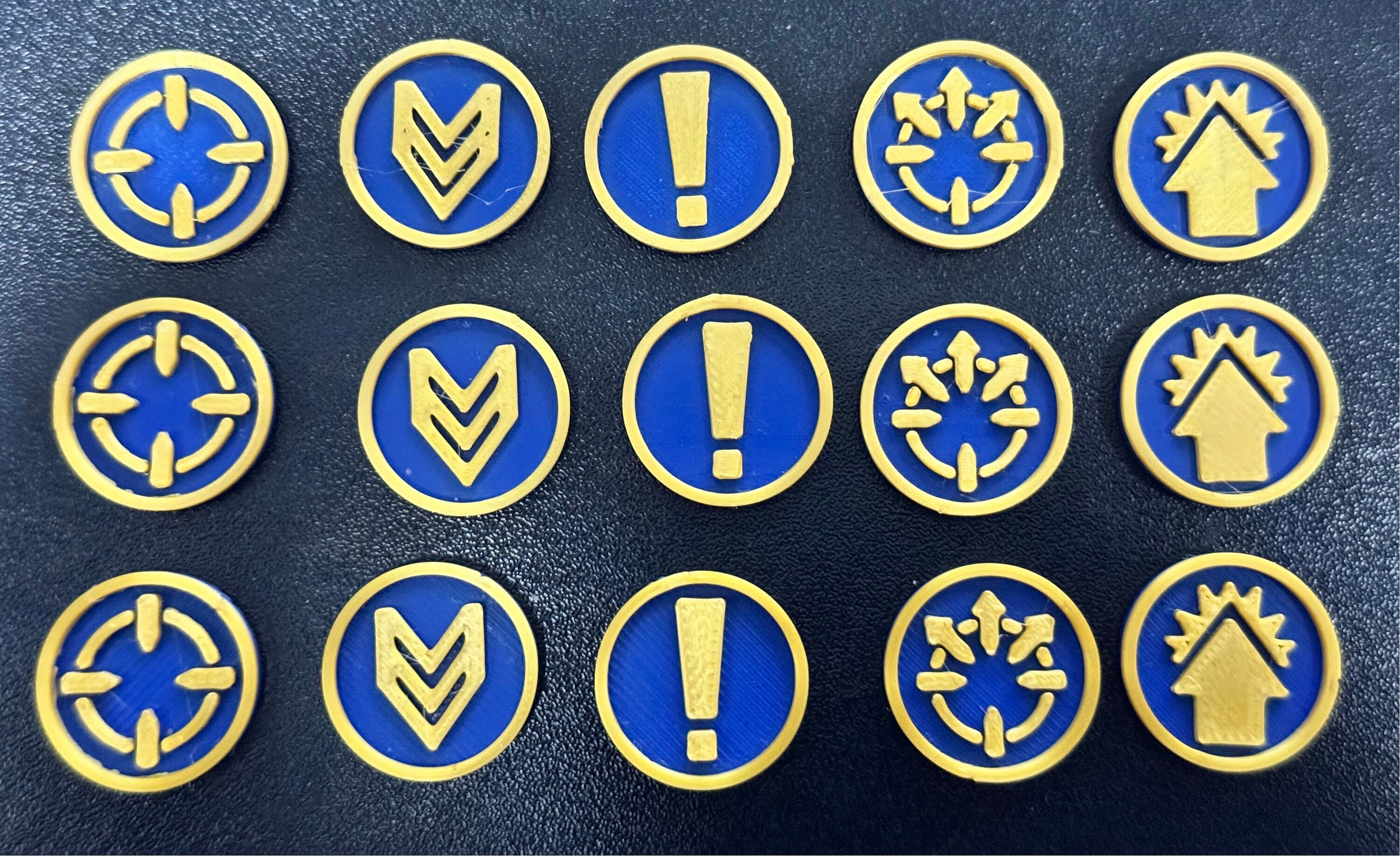 Legions Imperialis Order Tokens,multicolour, Set of 30 3d Printed ...