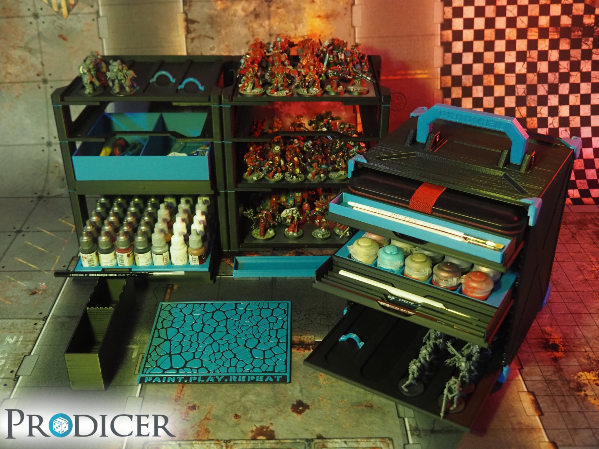 Hobby Probox,modular Portable Storage Box for Miniatures and Paint ...