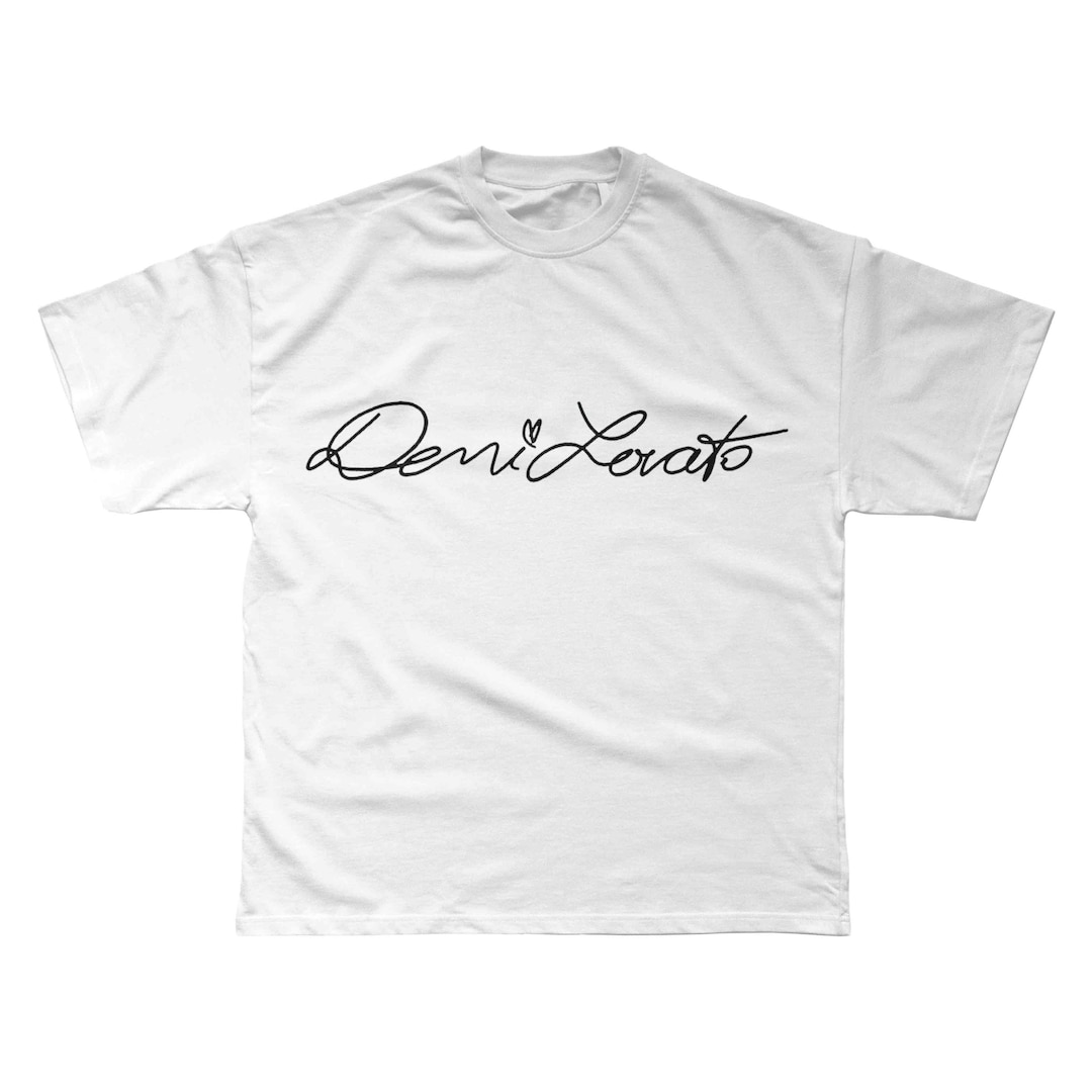 Demi Lovato Logo / Premium Unisex T-shirt - Etsy