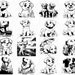 Dog Beach Day SVG Bundle - 50 Dog Vector Illustrations for Cricut ...
