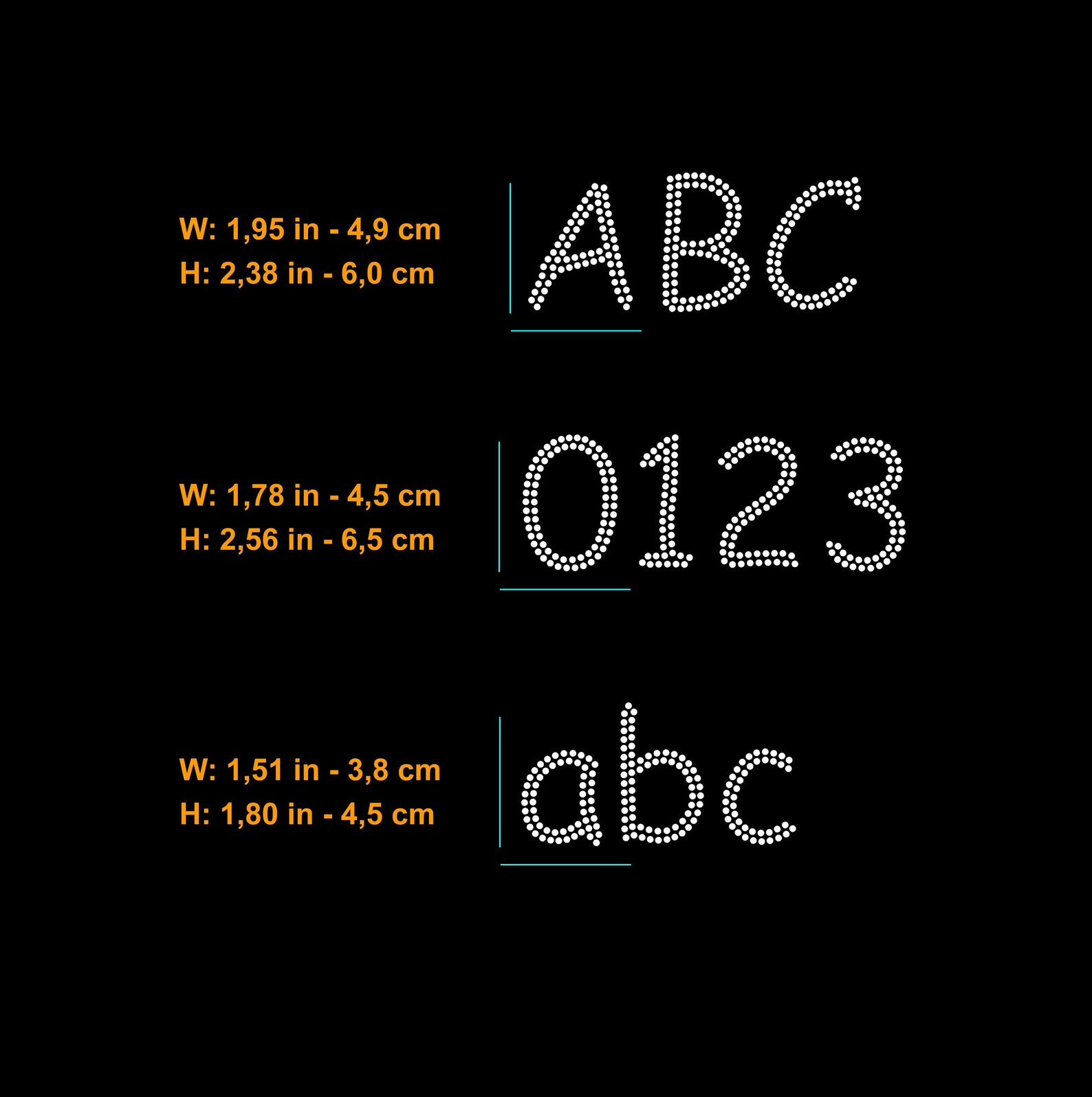 Rhinestone Alphabet Template SVG: SS10 Font Letters (digital Download ...