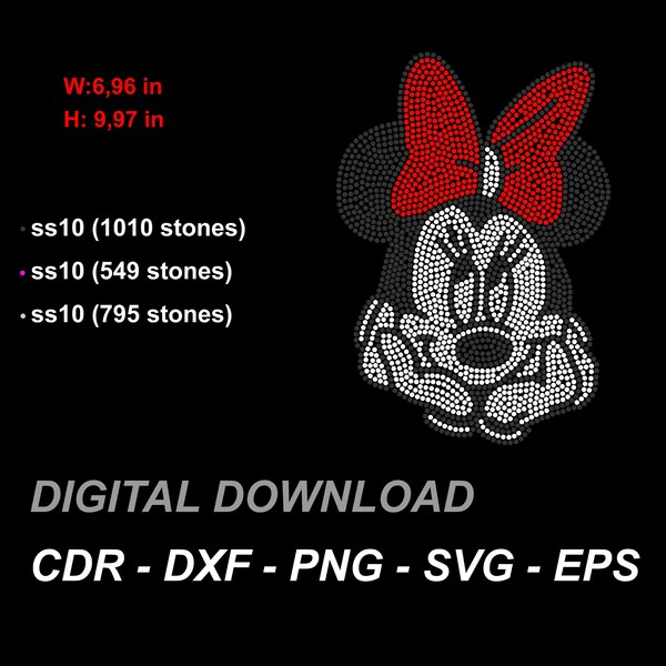 Rhinestone Svg - Etsy