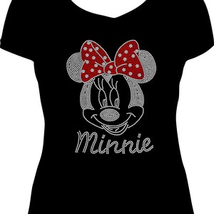 Minnie Mouse Rhinestone Template. Ss6 Ve Ss10 in Two Different Sizes ...