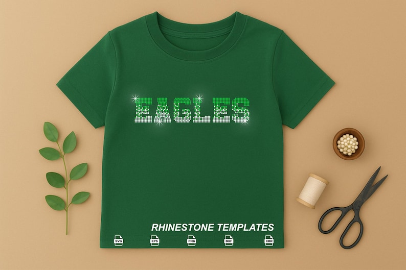 Rhinestone Alphabet Letters SVG | SS10 Bling Font Set | Sports Cheer ...