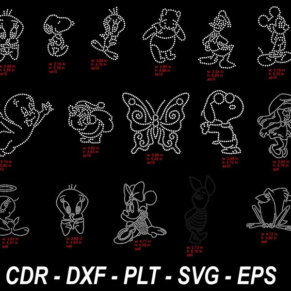 Rhinestone Mickey - Etsy