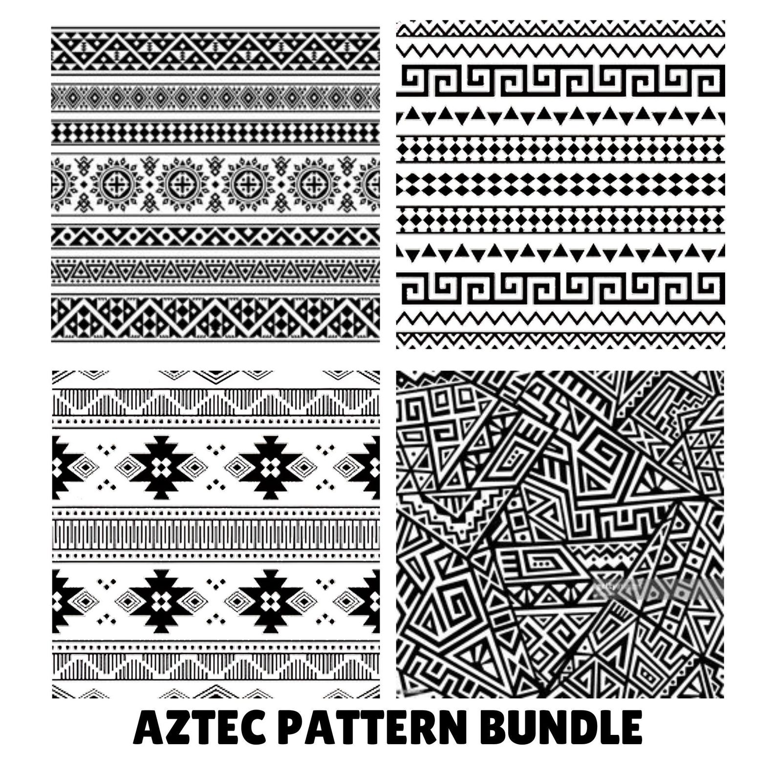Aztec Pattern SVG, Tribal Pattern SVG, Southwest Pattern SVG, Clipart ...