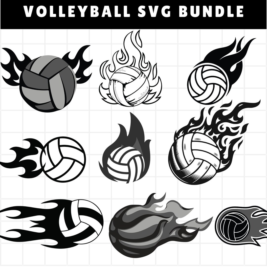 Volleyball Svg Bundle, Volleyball Svg, Volleyball Ball, Volleyball Png ...
