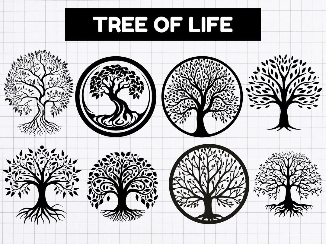 Tree of Life SVG Bundle, Tree of Life Clipart, Tree of Life SVG Cut ...