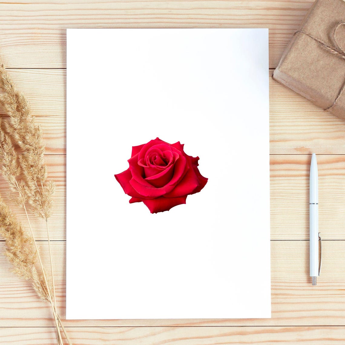 Red Rose SVG Rose SVG Bundle Red Rose Clipart Roses Template Svg Vector ...