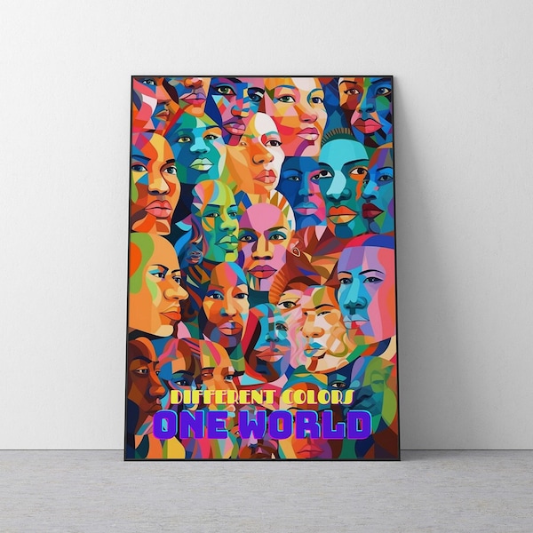 Unity in Diversity Poster - Etsy