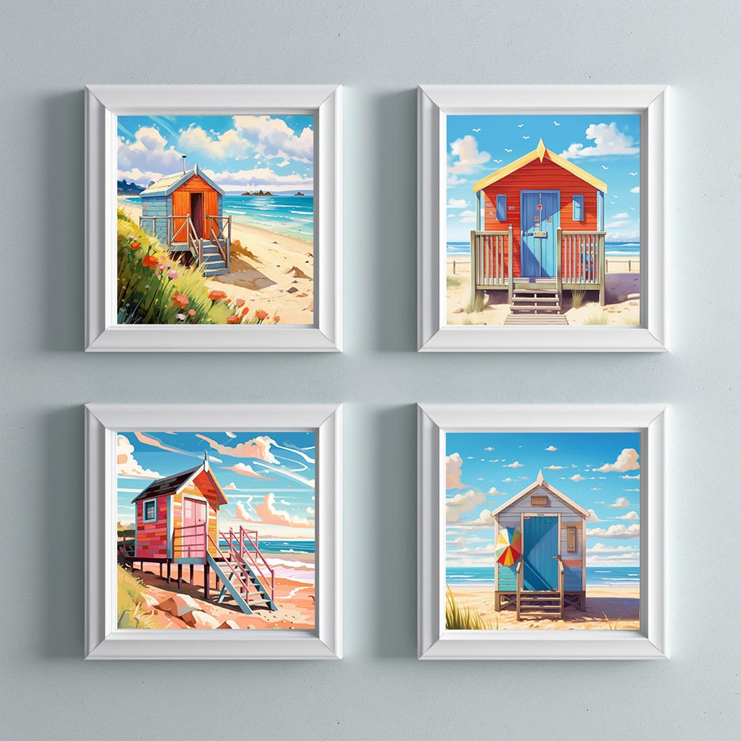 Summer Beach Hut Clipart Bundle PNG 8 Summer Beach Hut Clipart Render ...