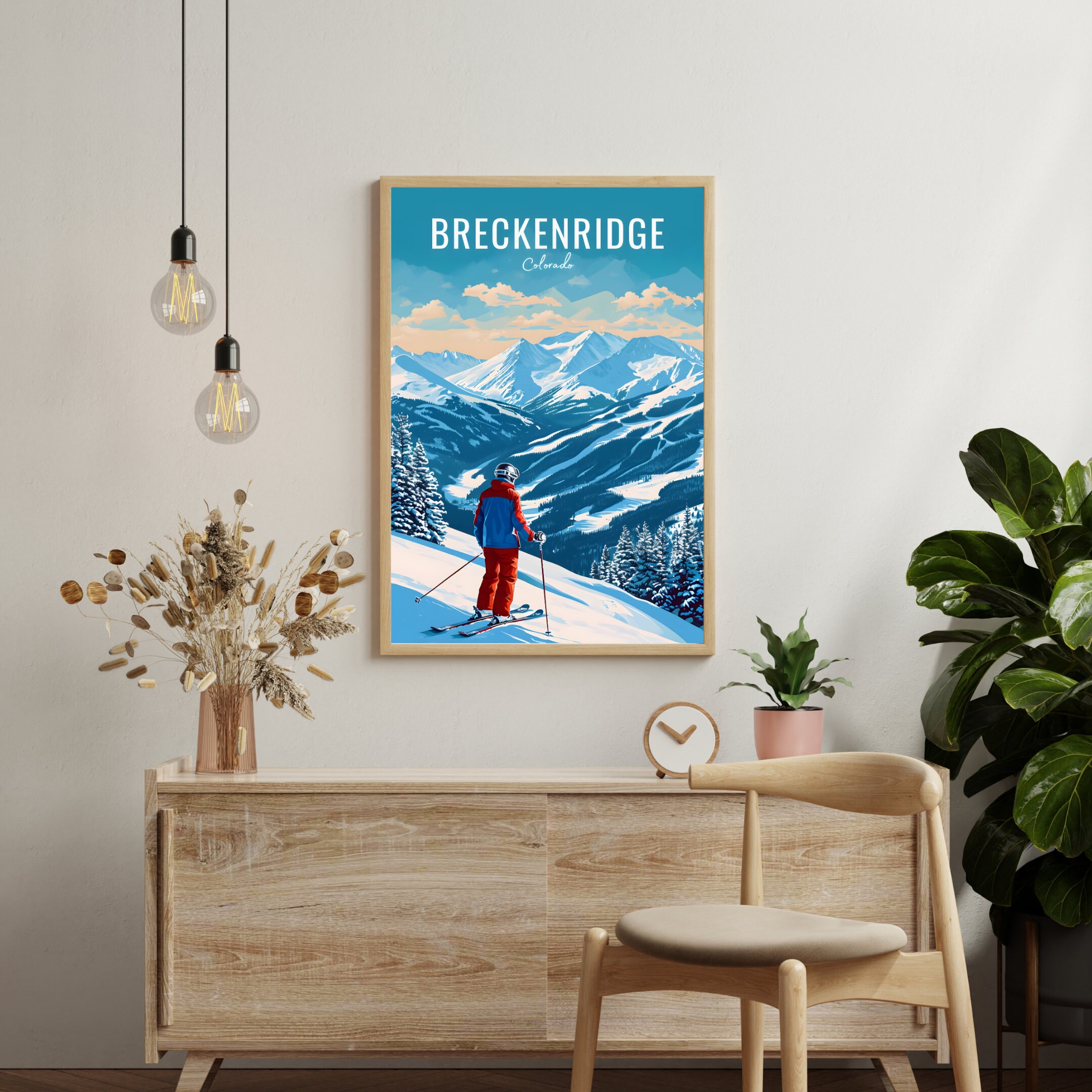 Breckenridge Travel Poster, Aspen Print, Colorado Poster, Colorado ...