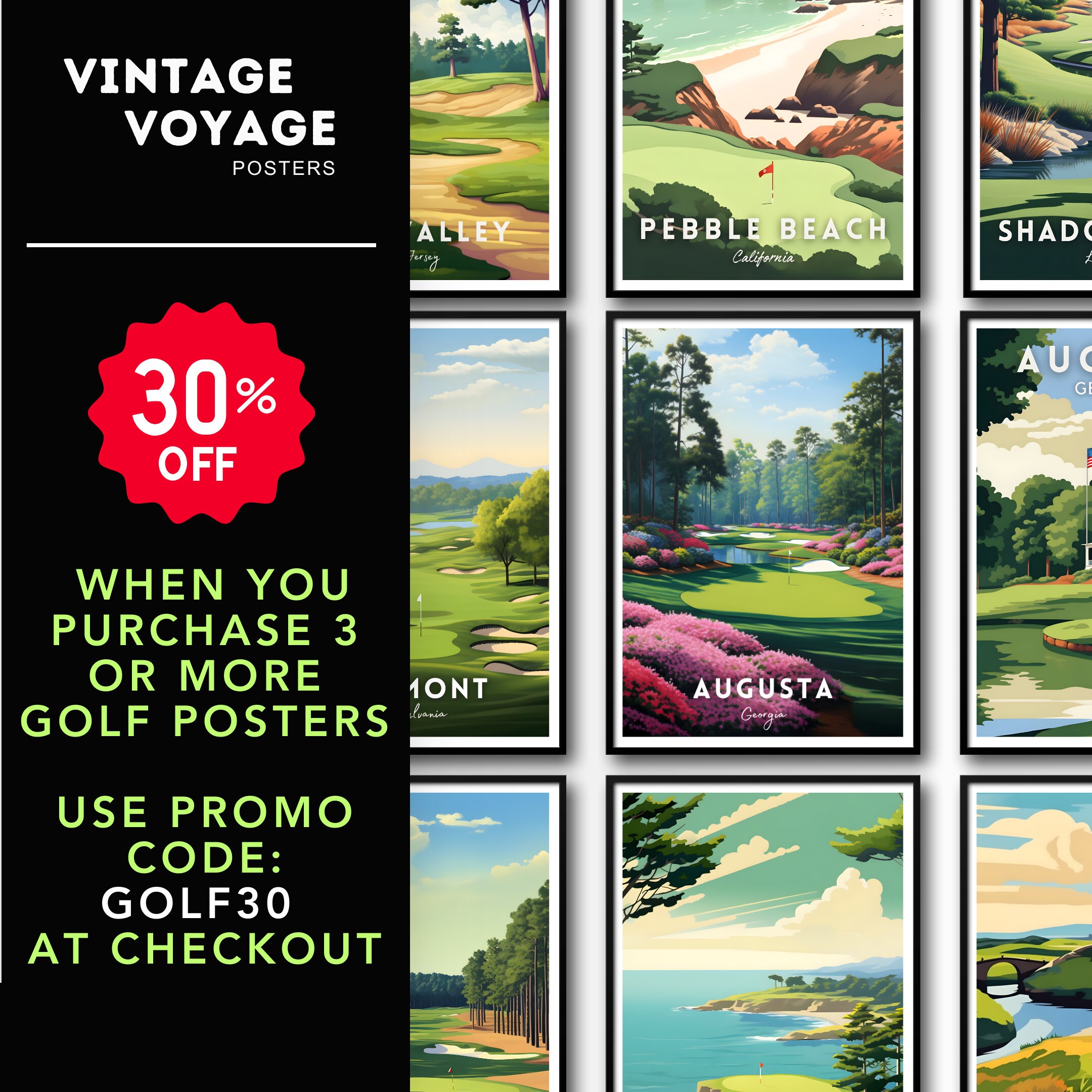 Augusta Poster, Augusta Print, Augusta National, Digital Download ...