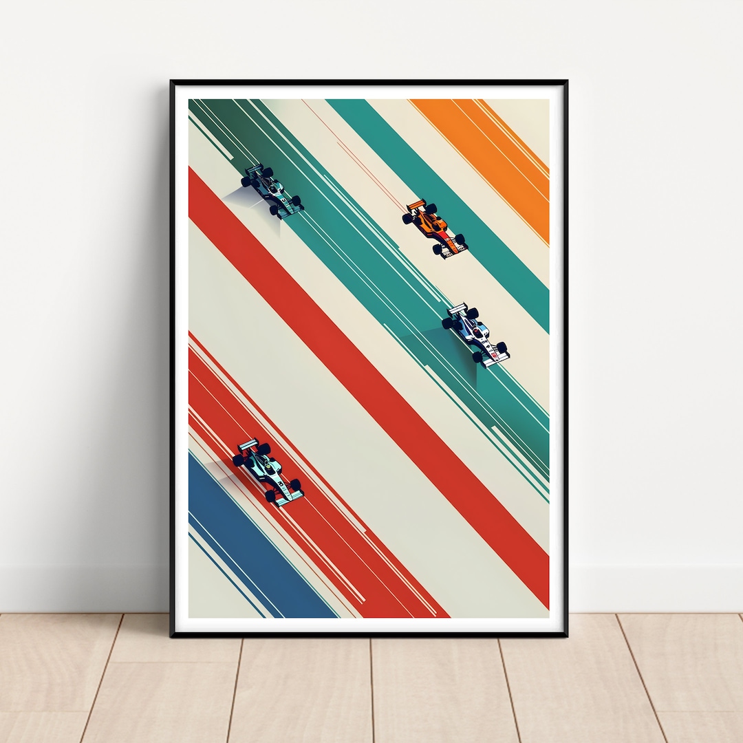 Formula 1 Poster, Formula 1 Wall Art, F1 Poster, F1 Print, F1 Poster ...