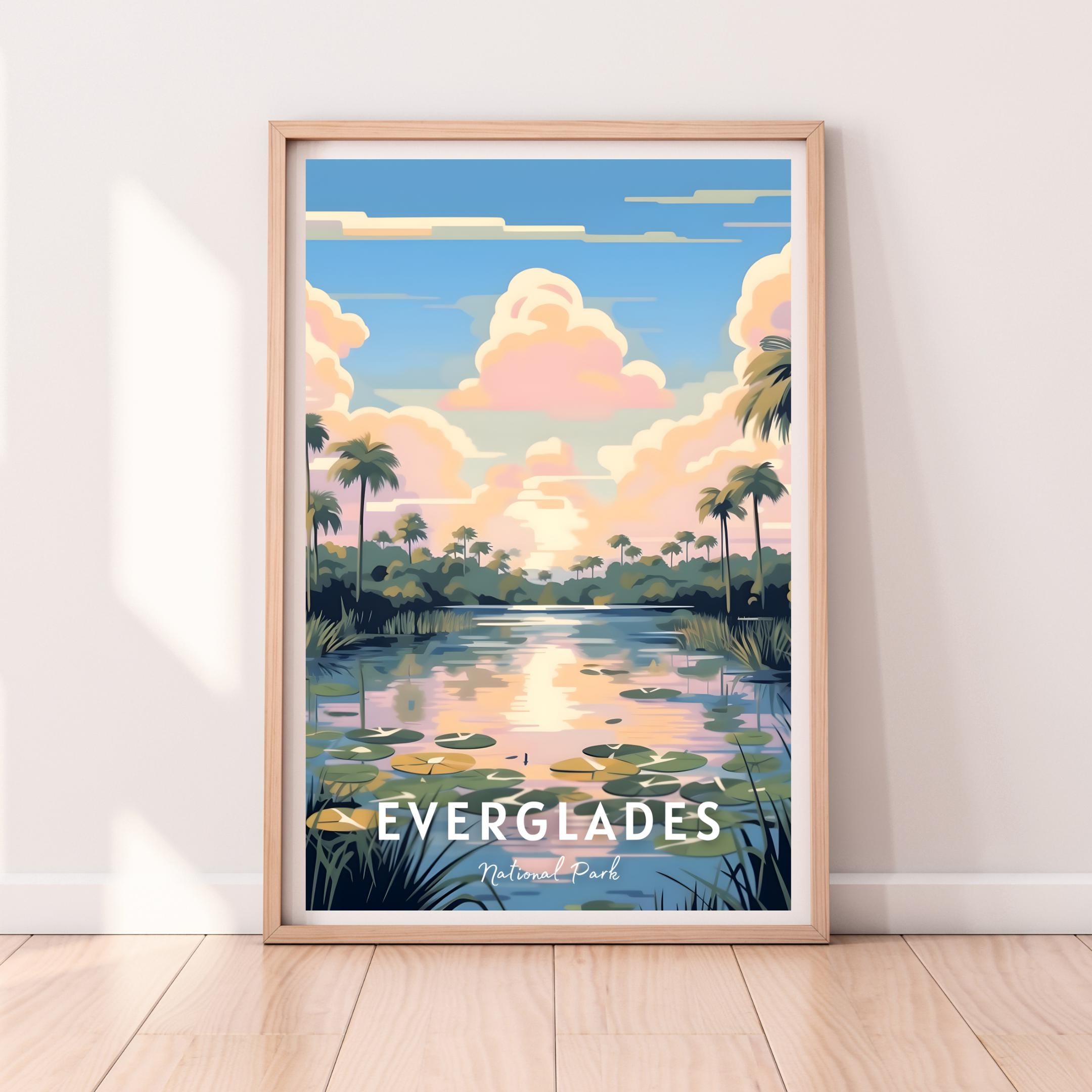 Everglades National Park Poster, Everglades National Park Print ...