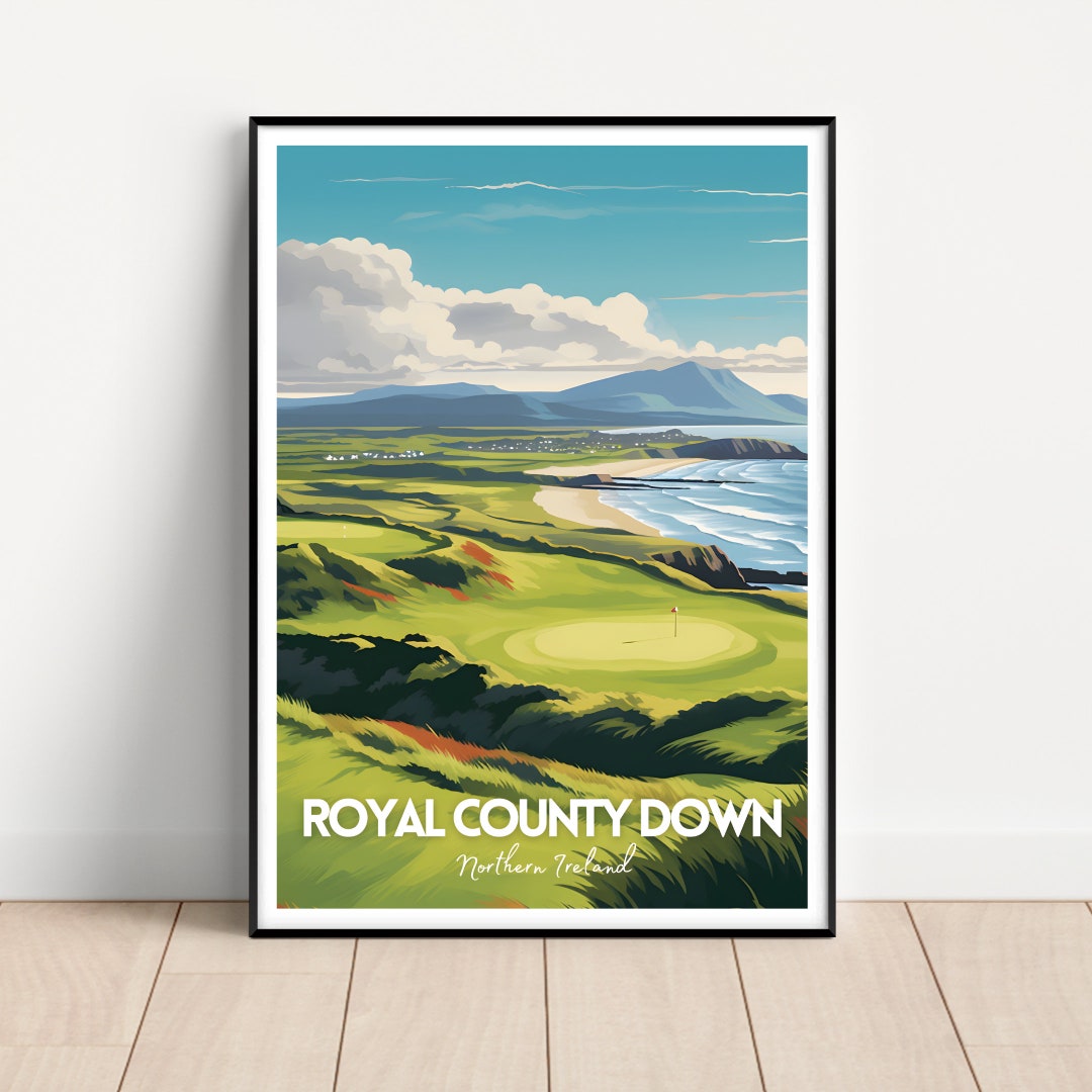 Royal County Down Poster, Royal County Down Wall Art, Royal County Down ...