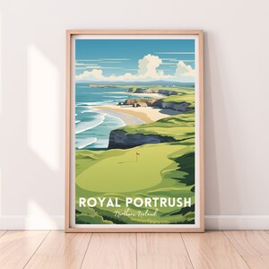 Royal Portrush Poster, Royal Portrush Wall Art, Royal Portrush Northern ...