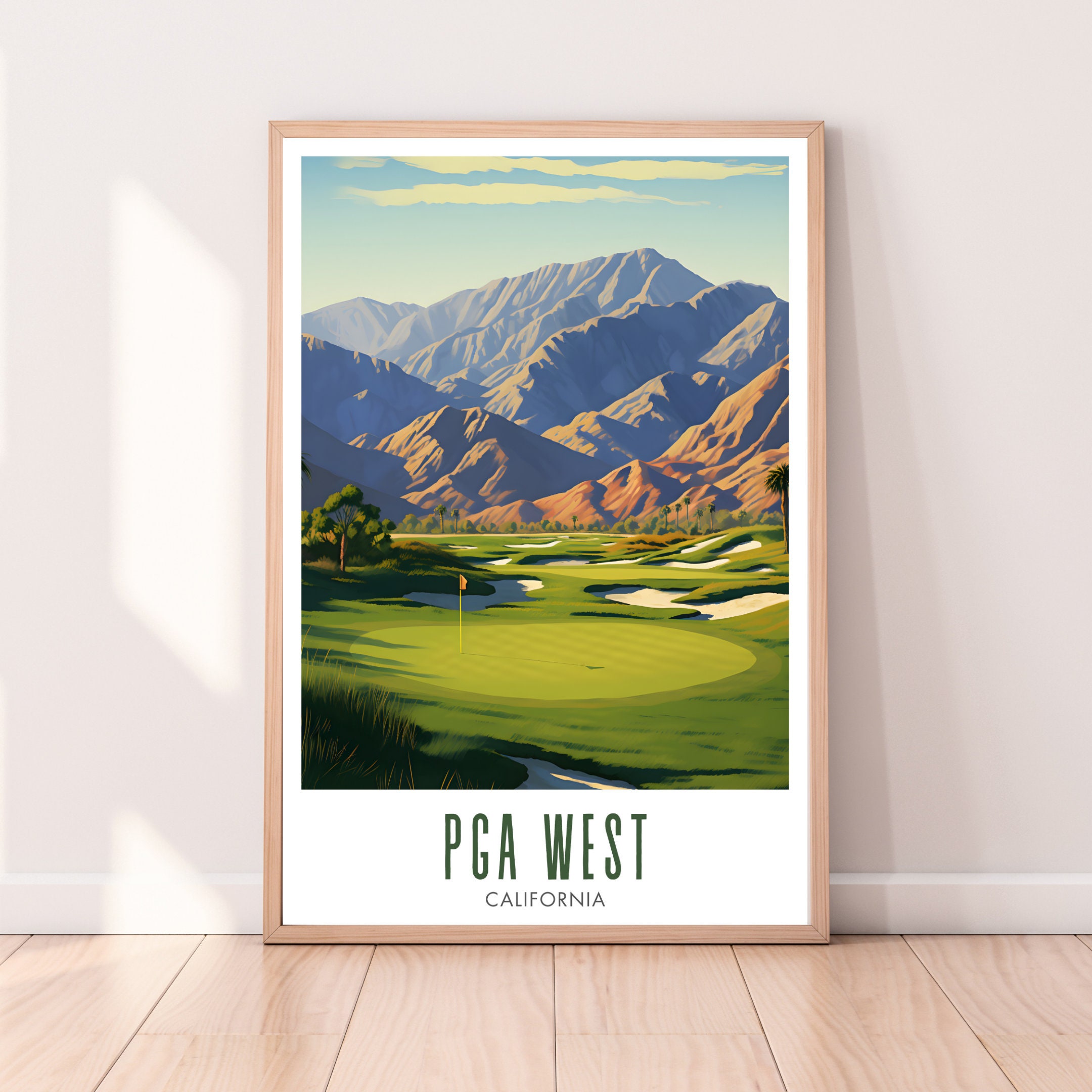 PGA West Poster, PGA West Golf Course, PGA West Print, Golf Course ...