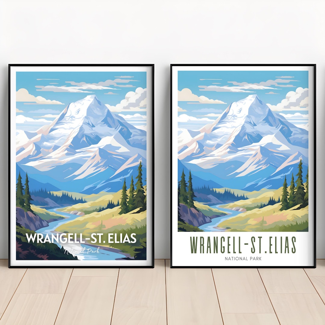 Wrangell–st. Elias National Park Poster, Wrangell–st. Elias National ...