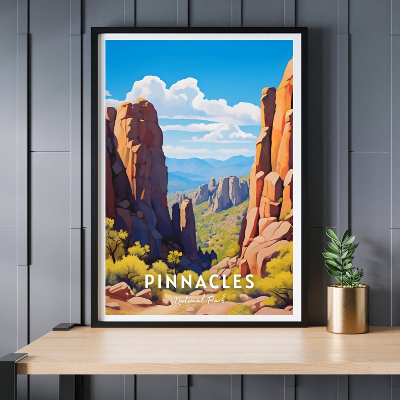 Pinnacles National Park Poster, Pinnacles National Park Print ...