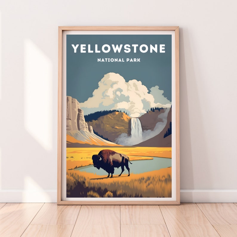 National Park Poster Set: USA Travel Art Prints (digital Download) - Etsy