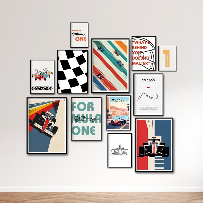 Formula 1 Room Decor - Etsy